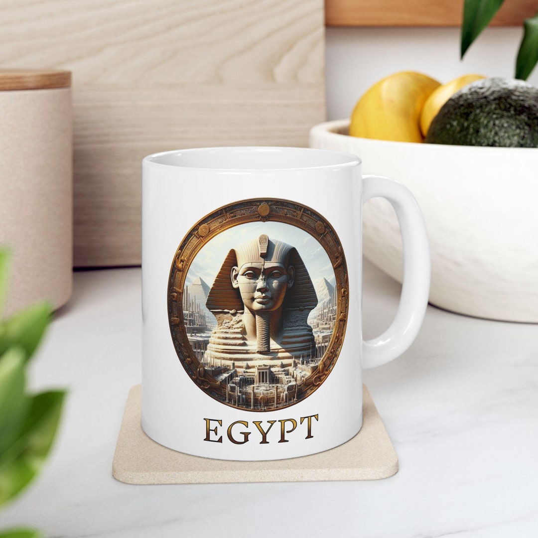 Egypt Travel Mug: Cairo & Pyramids Souvenir, Gift for Coffee Lovers - Etsy
