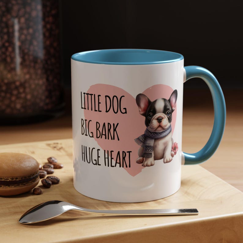 French Bulldog Mug Cute Funny Adorable Dog Coffee Cup Perfect Frenchie ...