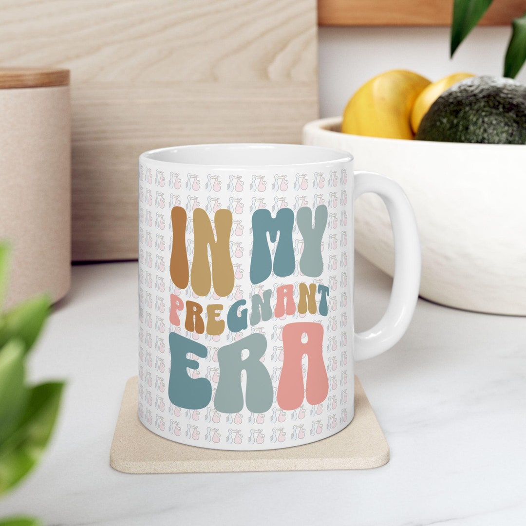 In My Pregnant Era Mug New Mom Mug New Pregnancy Reveal Mug Mothers Day ...