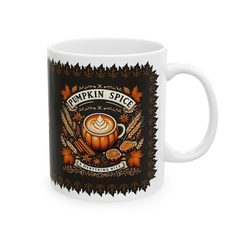 Pumpkin Spice Latte Mug: Autumn Coffee Cup, Fall Gift - Etsy