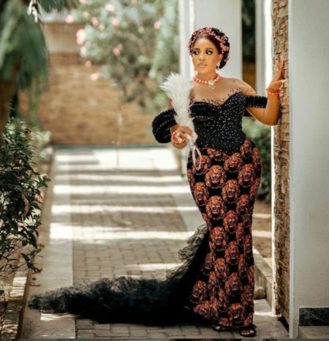 Isiagu Wedding Dress, Igbo Bridal Dress, African Couples Outfit ...