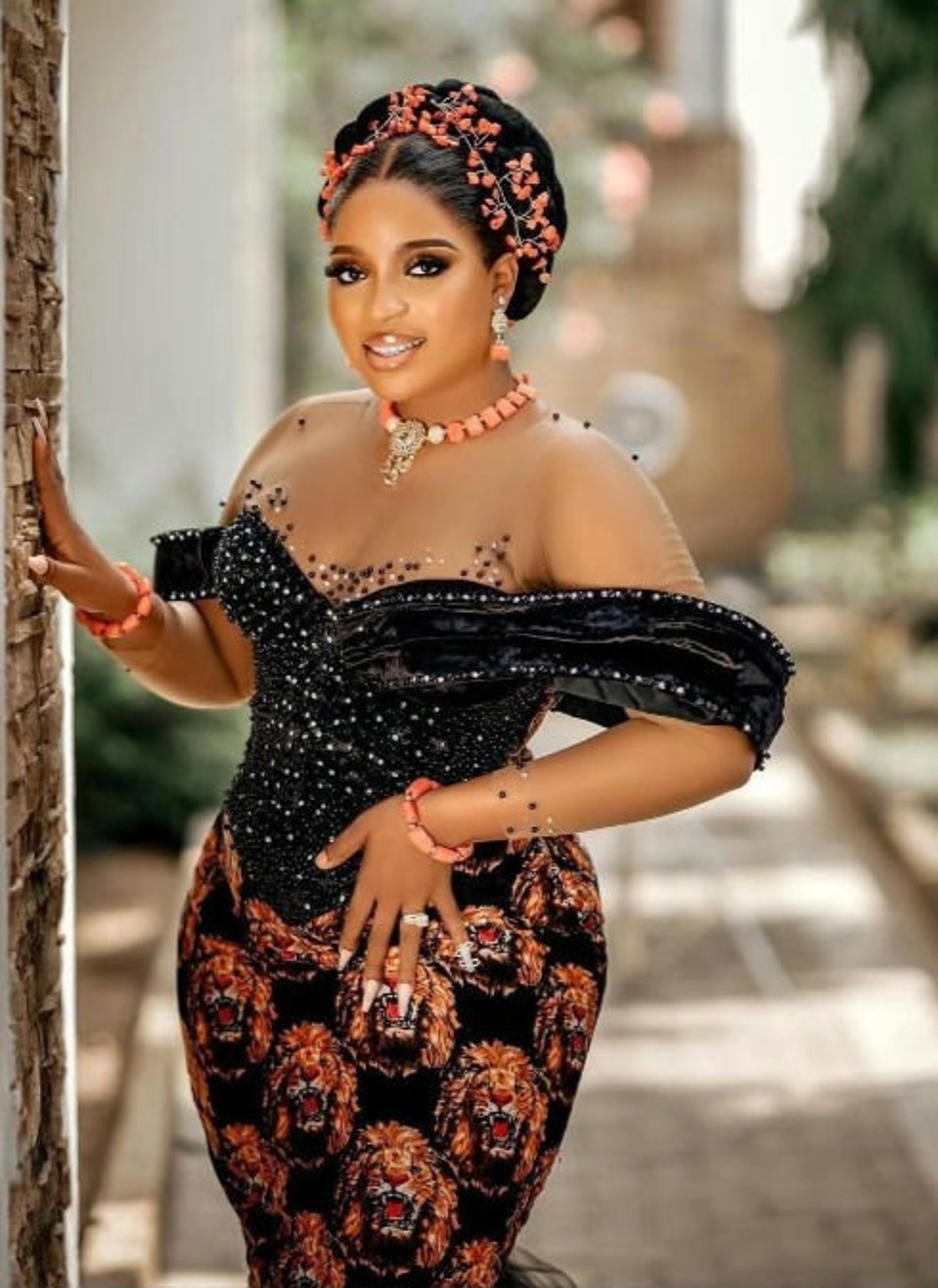 Isiagu Wedding Dress, Igbo Bridal Dress, African Couples Outfit ...