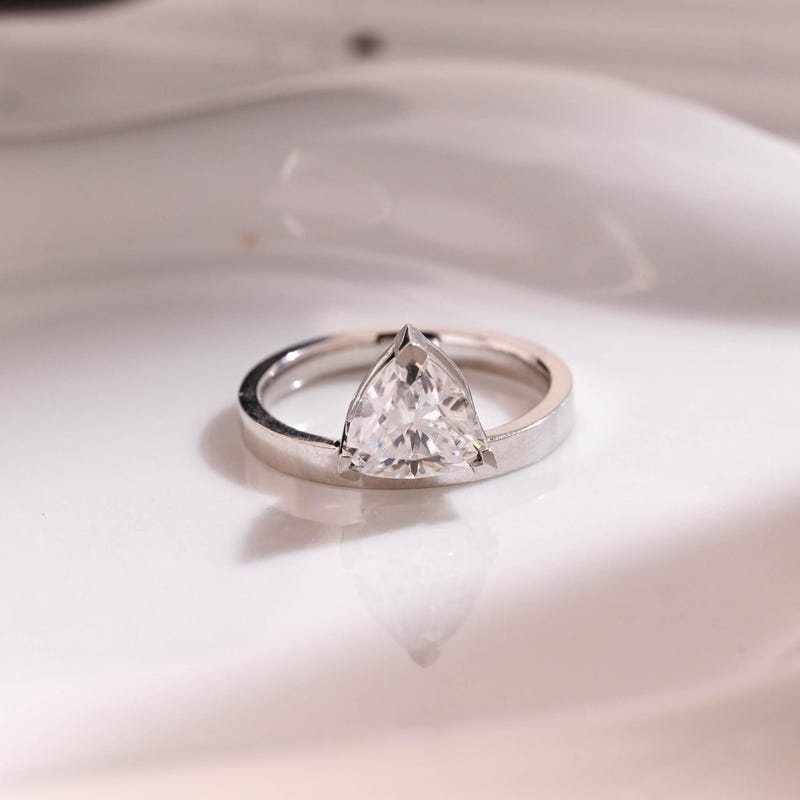 Trillion Ring - Etsy