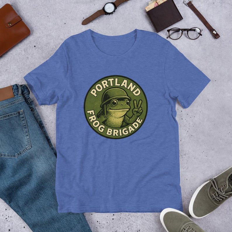 Portland Frog Brigade PNG, Funny Protest Frog Design, Retro Peace Frog ...