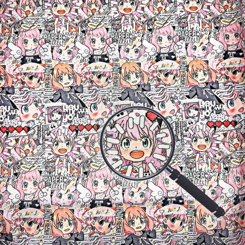 Anime Fabric - Etsy