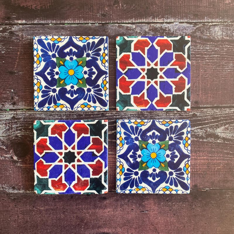 Moroccan Coasters - Etsy