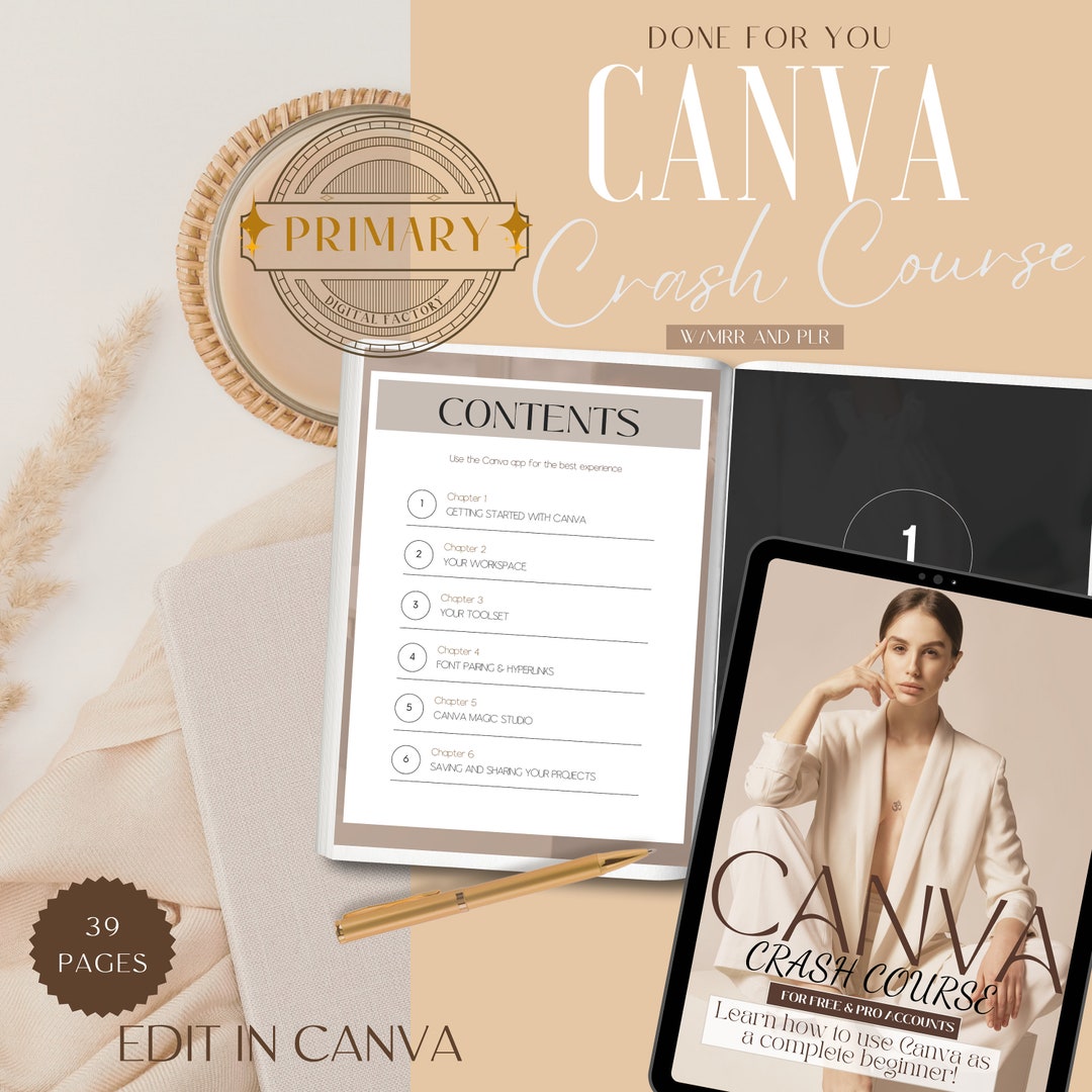 Canva Crash Course for Beginners, Canva Complete Guide, Design, Visuals ...