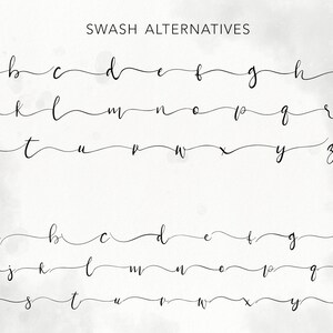 DEMILO Modern Brush Script Font With Swashes, Digital Download, Commercial Use Modern ...