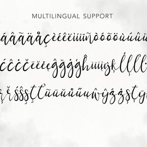 DEMILO Modern Brush Script Font With Swashes, Digital Download, Commercial Use Modern ...