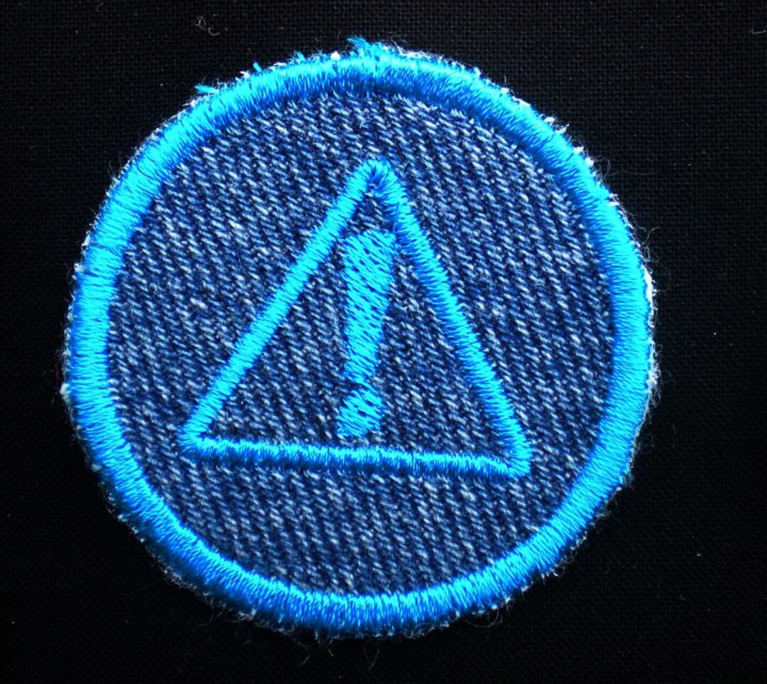 Science Warning Symbol Iron-on Patch / Merit Badge - Etsy