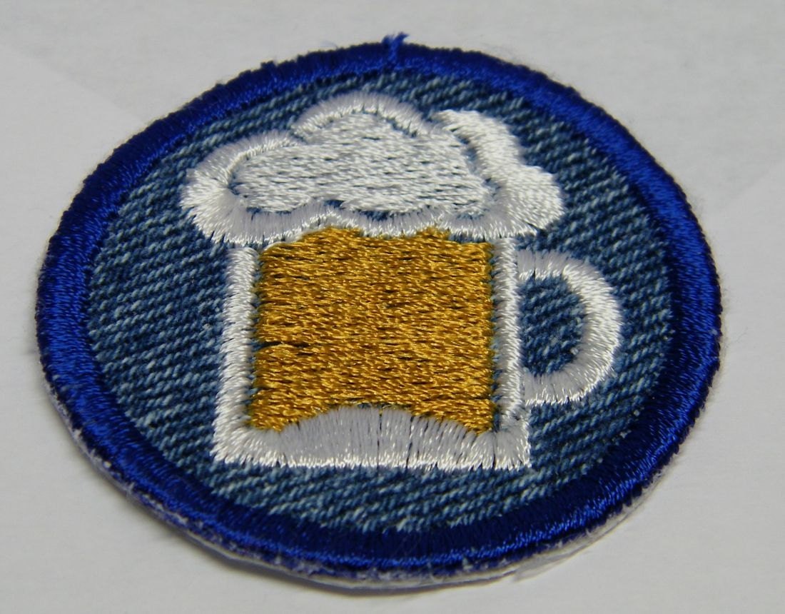 Beer Iron on Patch / Merit Badge - Etsy