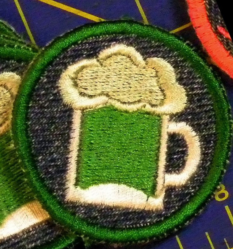 Beer Iron on Patch / Merit Badge - Etsy