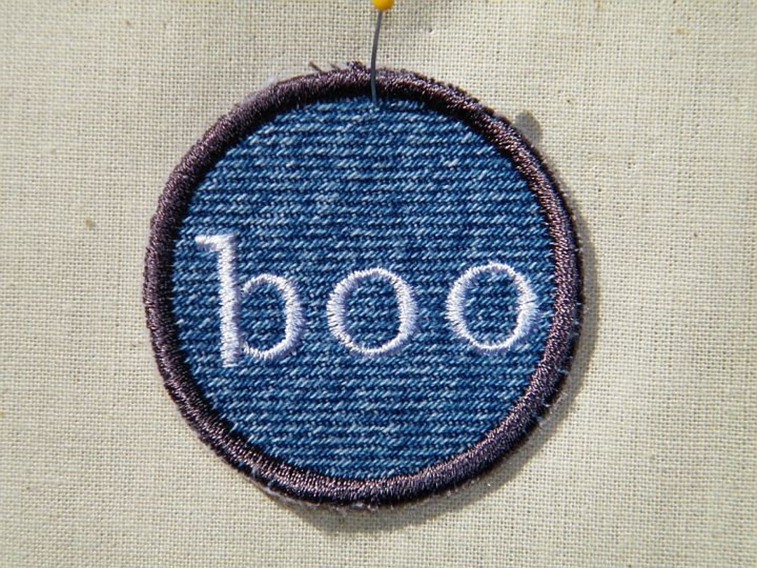 Boo Ghost Halloween Patch / Merit Badge - Etsy