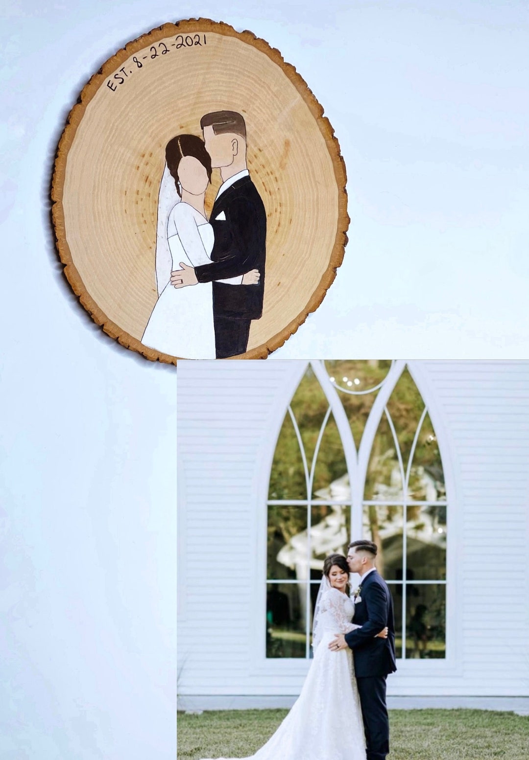 Custom Wedding Photo Painting - Etsy