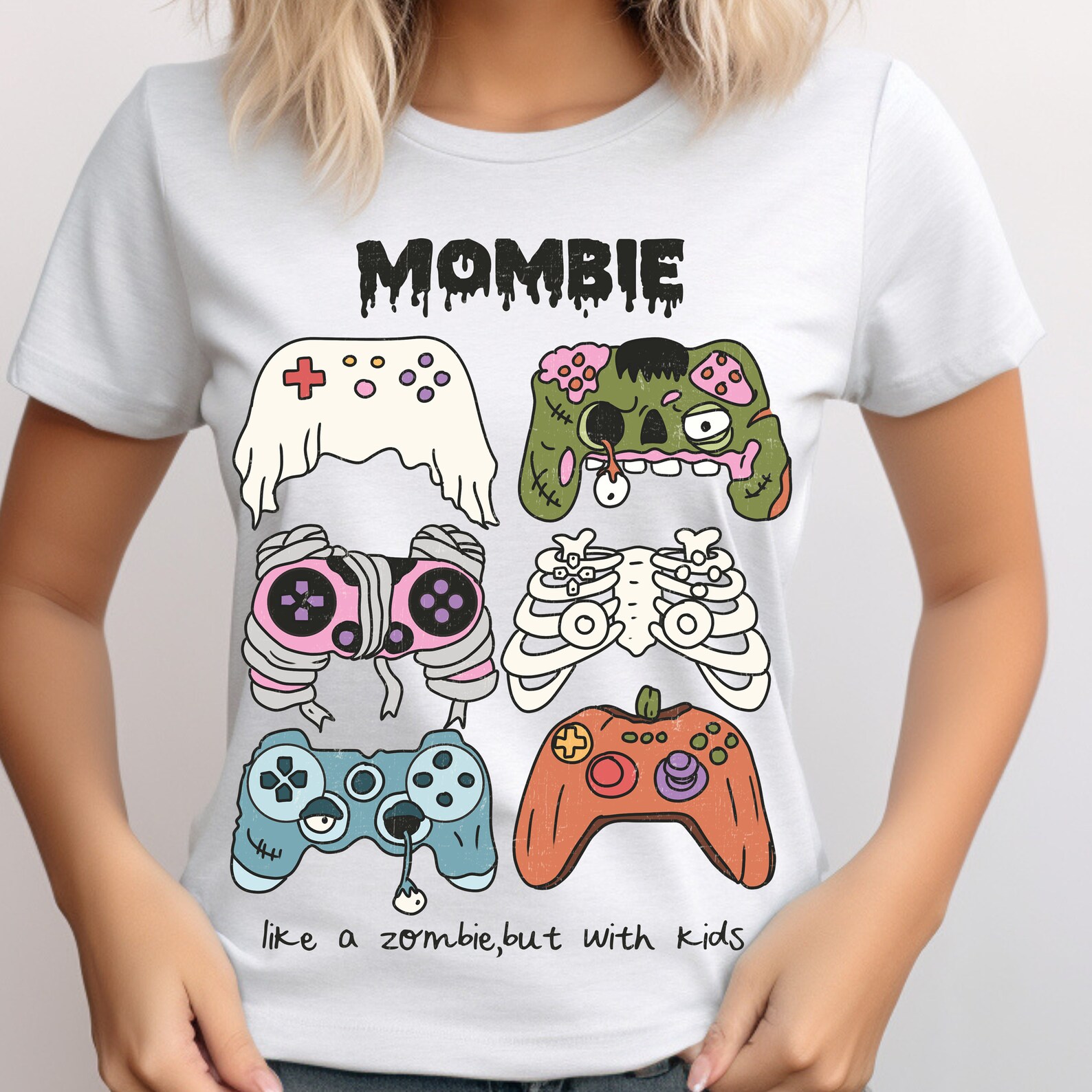 Game Controllers PNG Bundle, Halloween Horror Characters PNG, Gaming ...