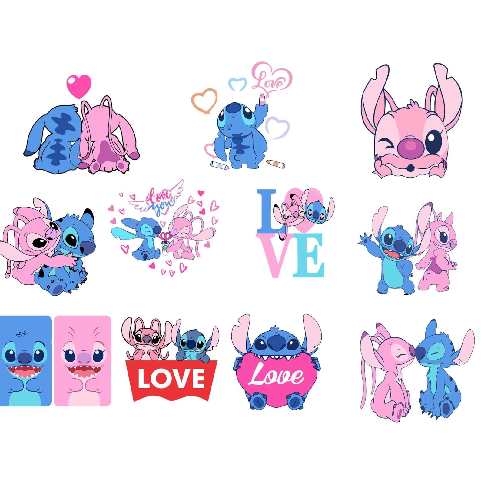 Stitch SVG Bundle, Cartoon SVG Bundle, Stitch Clipart, Stitch PNG, Svg ...