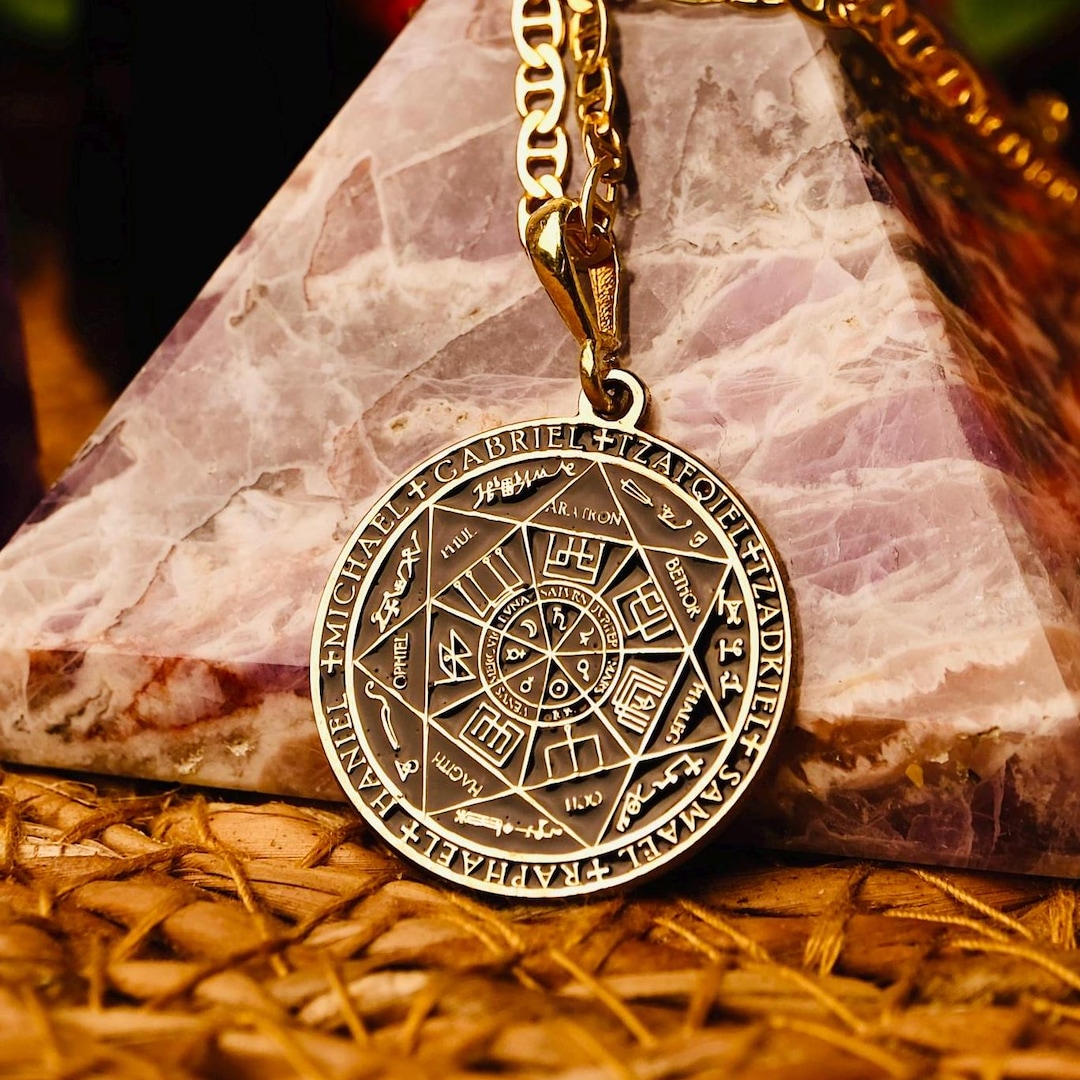 Seven Archangels Necklace, Talisman Necklace, Archangels Pendant ...