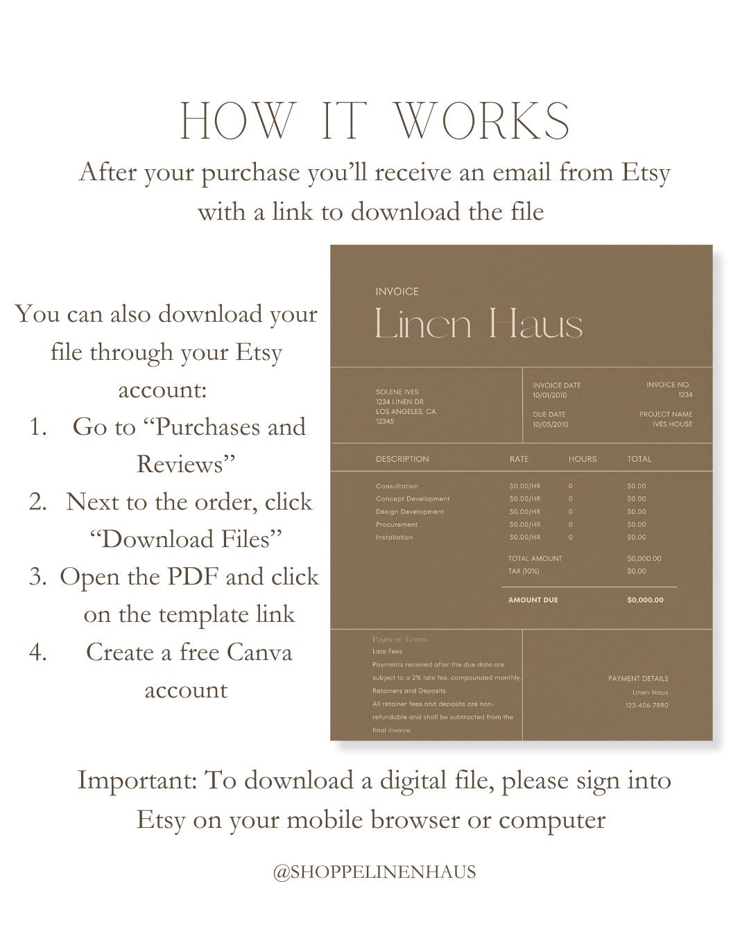 Invoice Templates | Invoice Template |designer Invoice | Interior ...