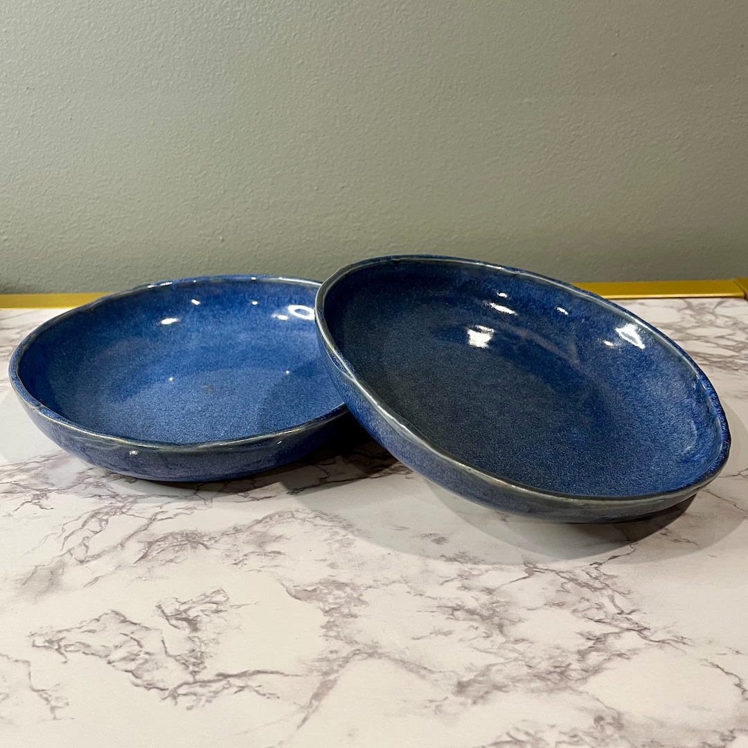 Handmade Ceramic Bowl | Blate | Plate Bowl | Snack Plate - Etsy