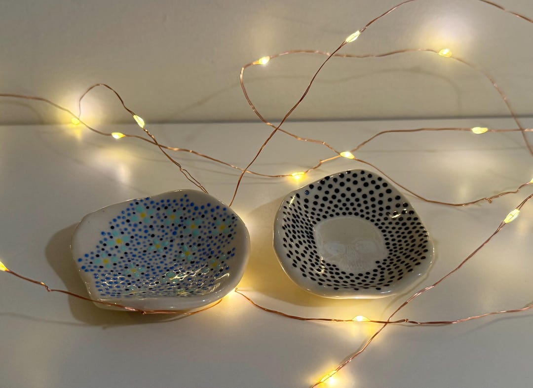 Dainty Trinket Trays: Hand Decorated, Handmade Ceramics - Etsy