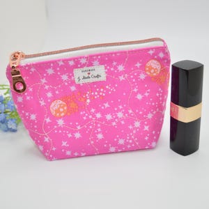 Tula Pink- Coin Purse, Gift for Friend, Small Zipper Bag, Zipper Bag ...