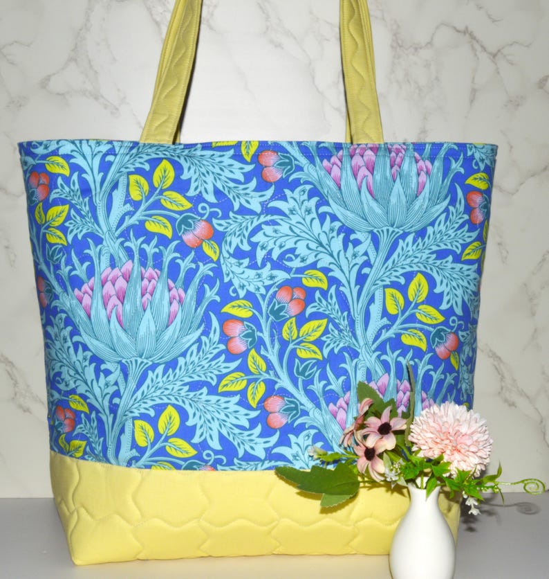 Zipper Project Tote Bag Set| Handmade Craft Organizer | Travel Bag - Etsy
