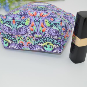 Key Chain, Tula Pink Mini Beast Fabric Coin Purse, bear With Me ...