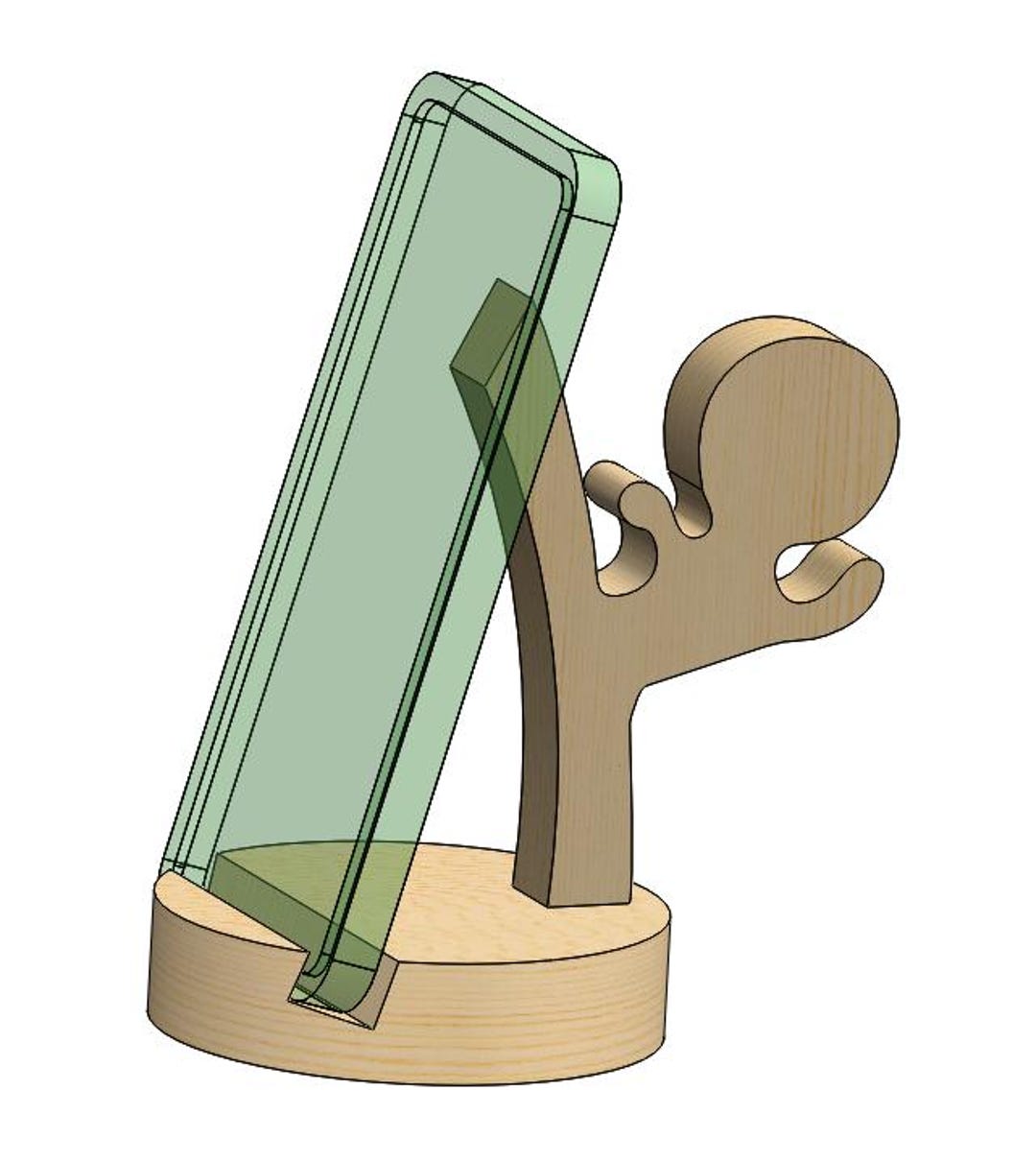 Digital Plan for Karateka-shaped Cell Phone Stand includes Detailed ...