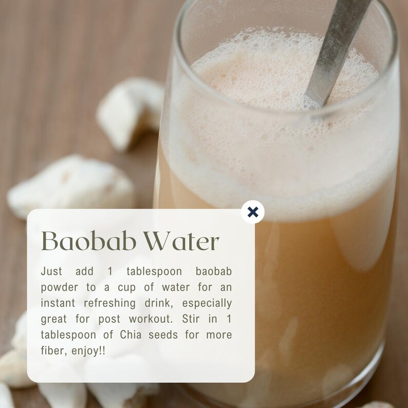 Baobab Fruit Powder 200g, Rich in Vitamin C, Naturally Refreshing ...