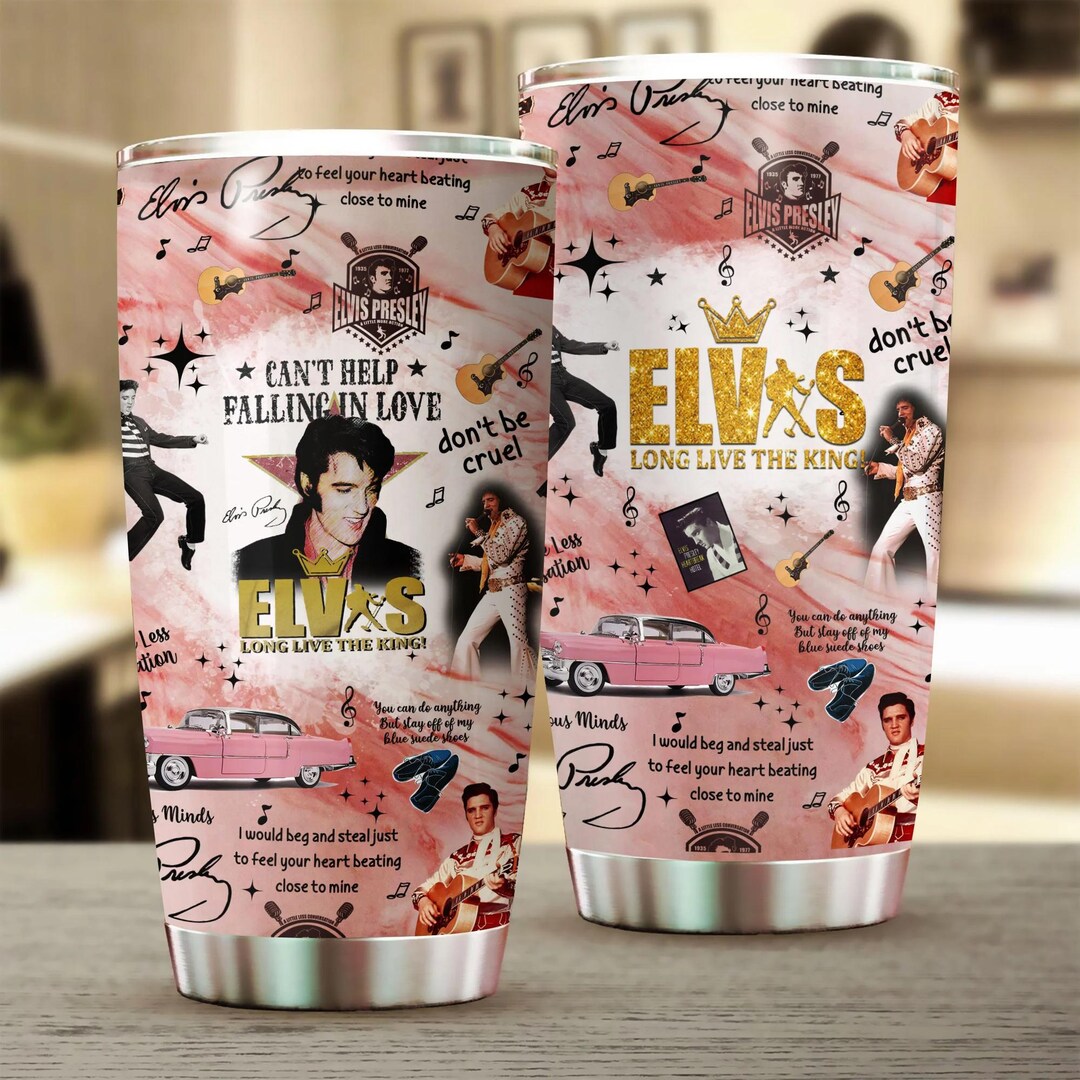 Elvis Presley 2024 Stainless Tumbler/elvis Presley Tumble/ Elvis ...
