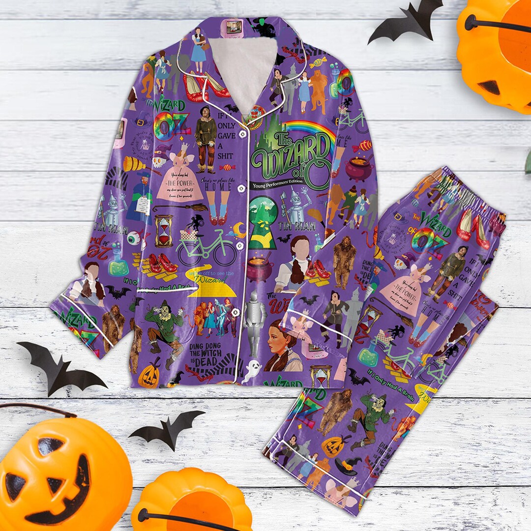 The Wizard of Oz Pajamas Set, the Wizard of Oz Shirt, the Wizard of Oz ...