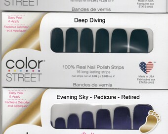 Color Street RETIRED French Nail Strips 100% Real Nail - Etsy