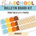 Back to School Bulletin Board Kit, New School Year Bulletin Board ...