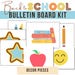 Back to School Bulletin Board Kit, New School Year Bulletin Board ...