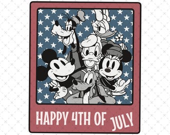4th of July Mickey PNG, Mickey Png, Fourth of July Sublimation ...
