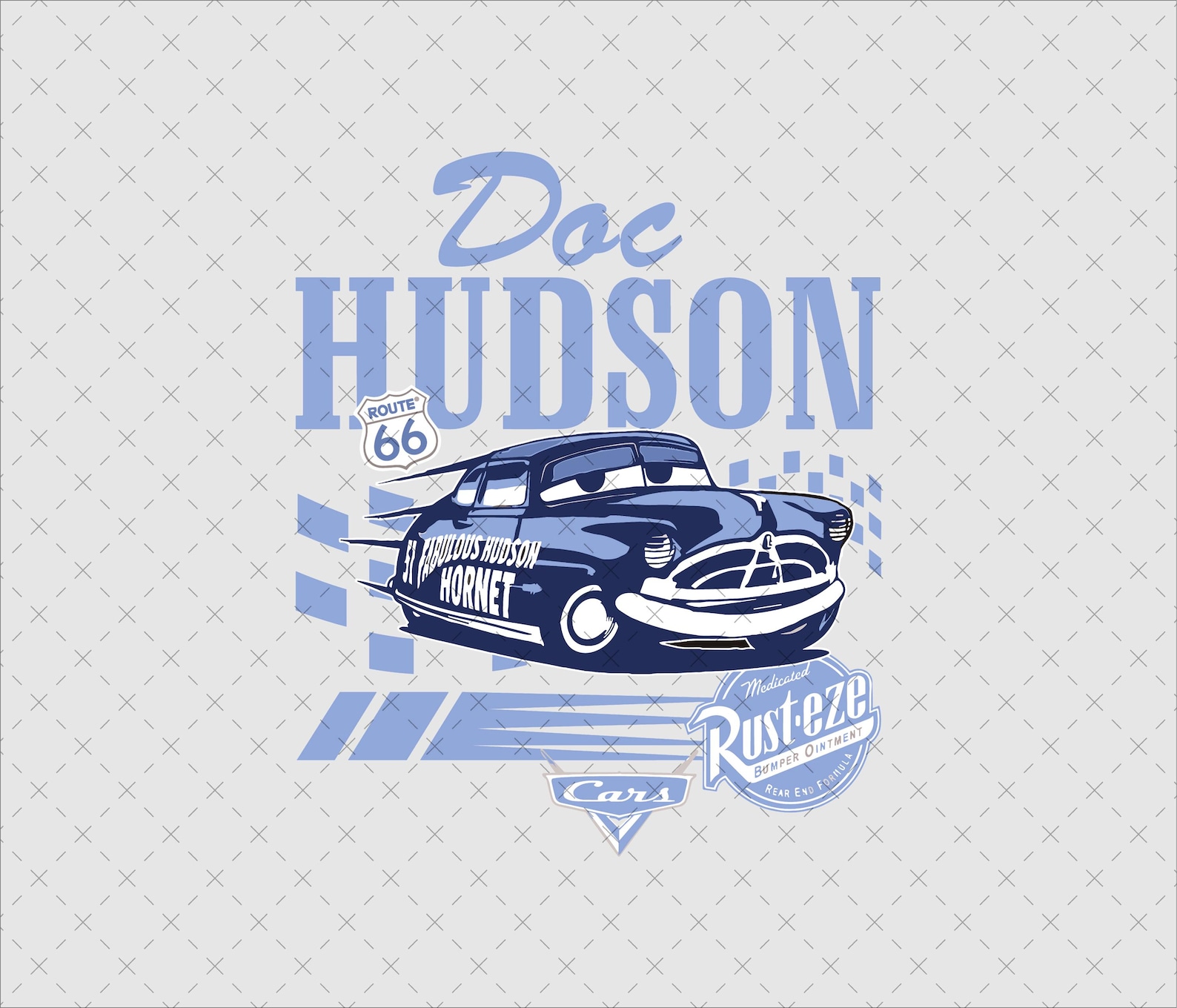 Fabulous Hudson Hornet Svg Png , Hudson Hornet Png , Cars Shirt Png ...