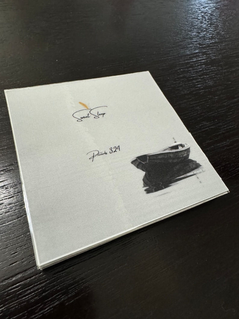 30 Page Hand Made Sweet Sleep Bible Verse Pull Apart Notebook. Proverbs ...