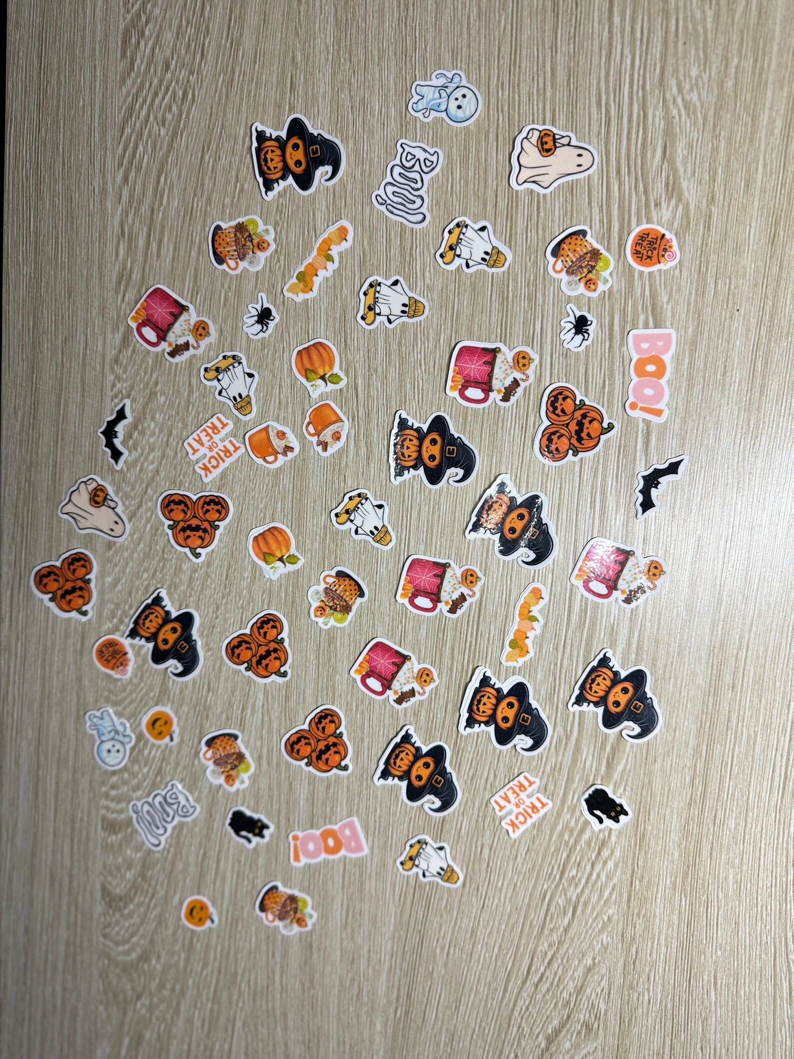 Halloween Sticker Bundle for Planner, Books and Binders. Fall Cozy ...