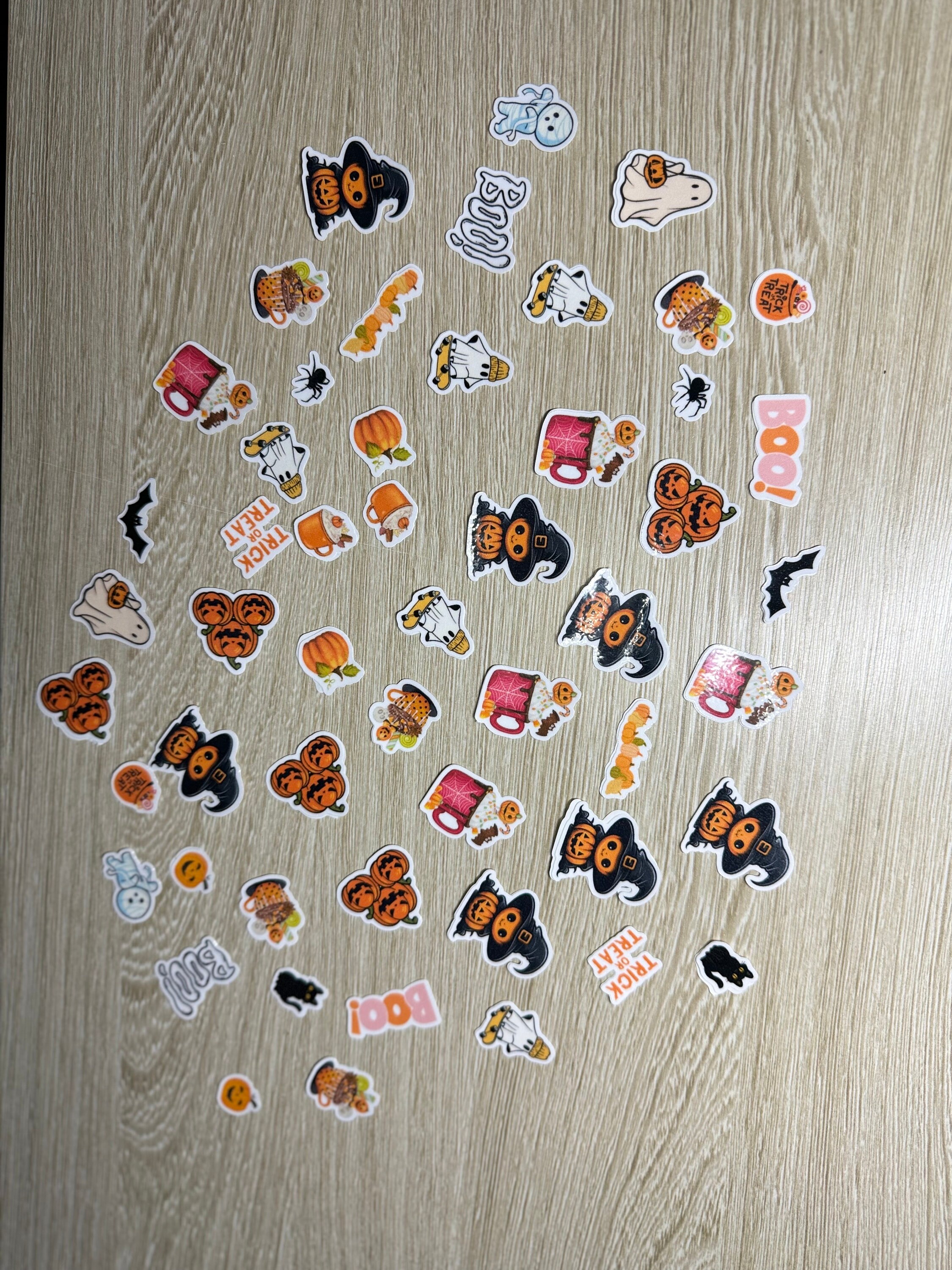 Halloween Sticker Bundle for Planner, Books and Binders. Fall Cozy ...