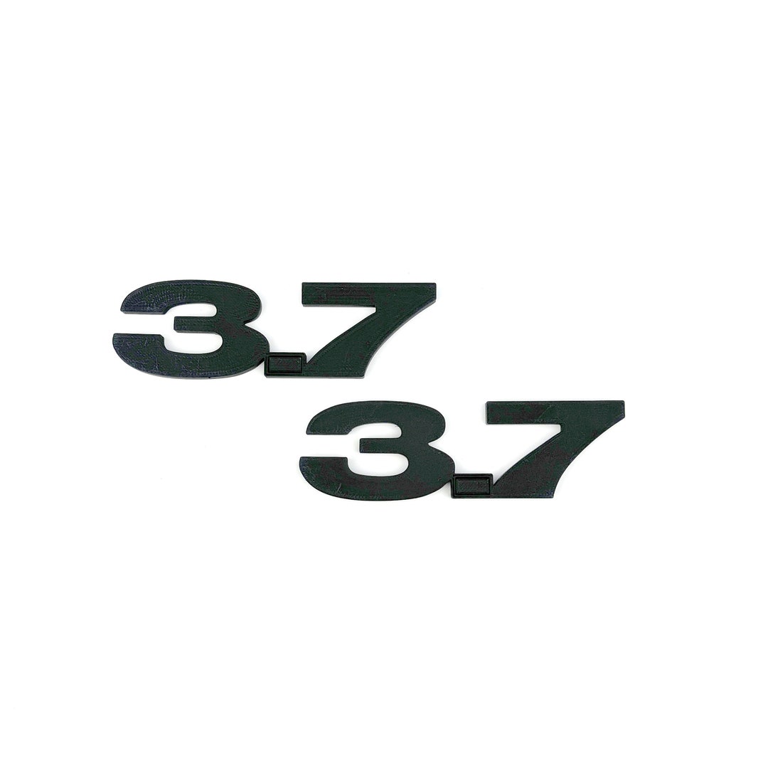 3.7 Emblems for Ford Mustang Decal Side Badge Logo 2 Pieces - Etsy