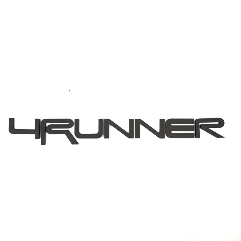 4 Runner - Emblem for Toyota | 4RUNNER | Decal | Front | Badge | Grille ...