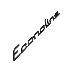 Econoline Custom Size Emblem for Ford | Side | Decal | Badge | - Etsy