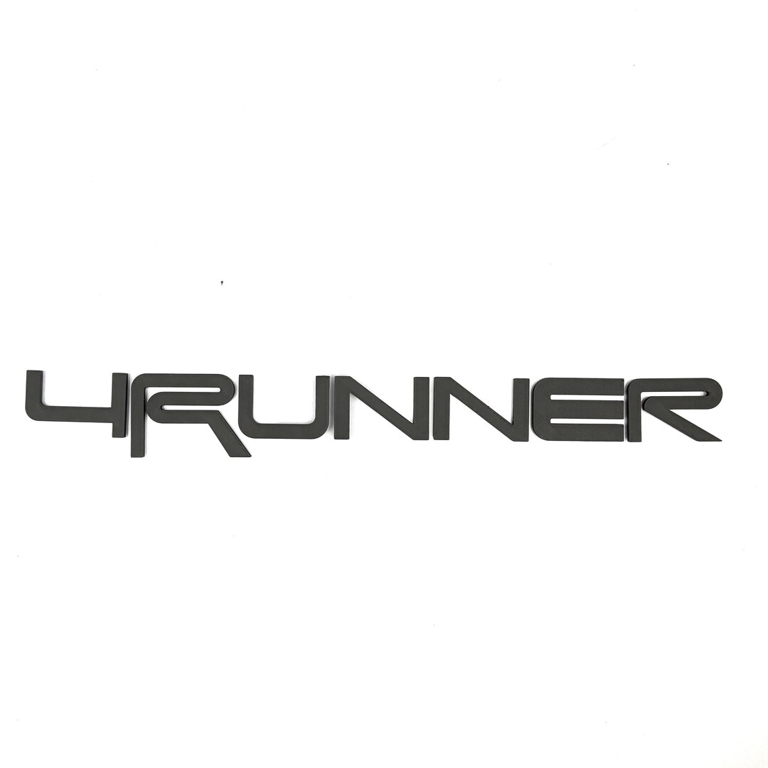 4 Runner - Custom Size Emblem for Toyota | 4RUNNER | Decal | Front ...