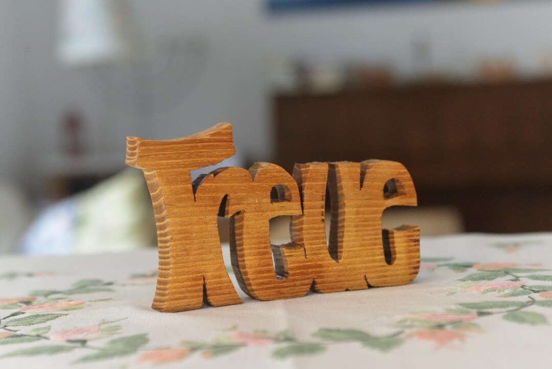 Loyalty - Encouraging Lettering Made of Wood - Etsy