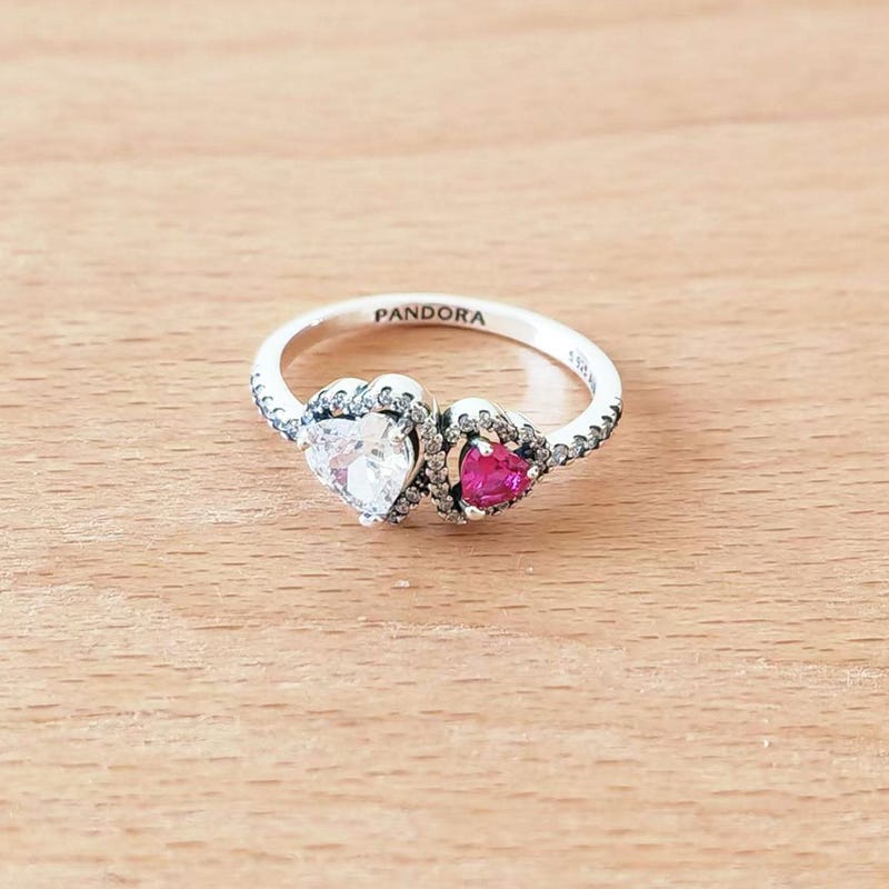Pandora Heart Red Ring - Etsy