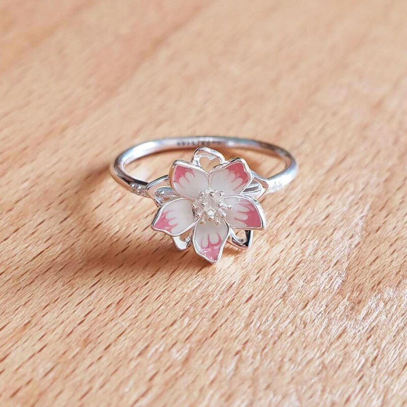 Cherry Blossom Ring - Etsy