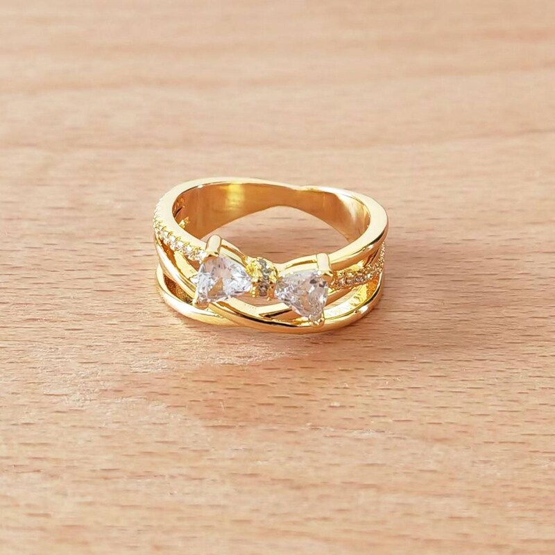 Yellow Gold Pandora Rings - Etsy