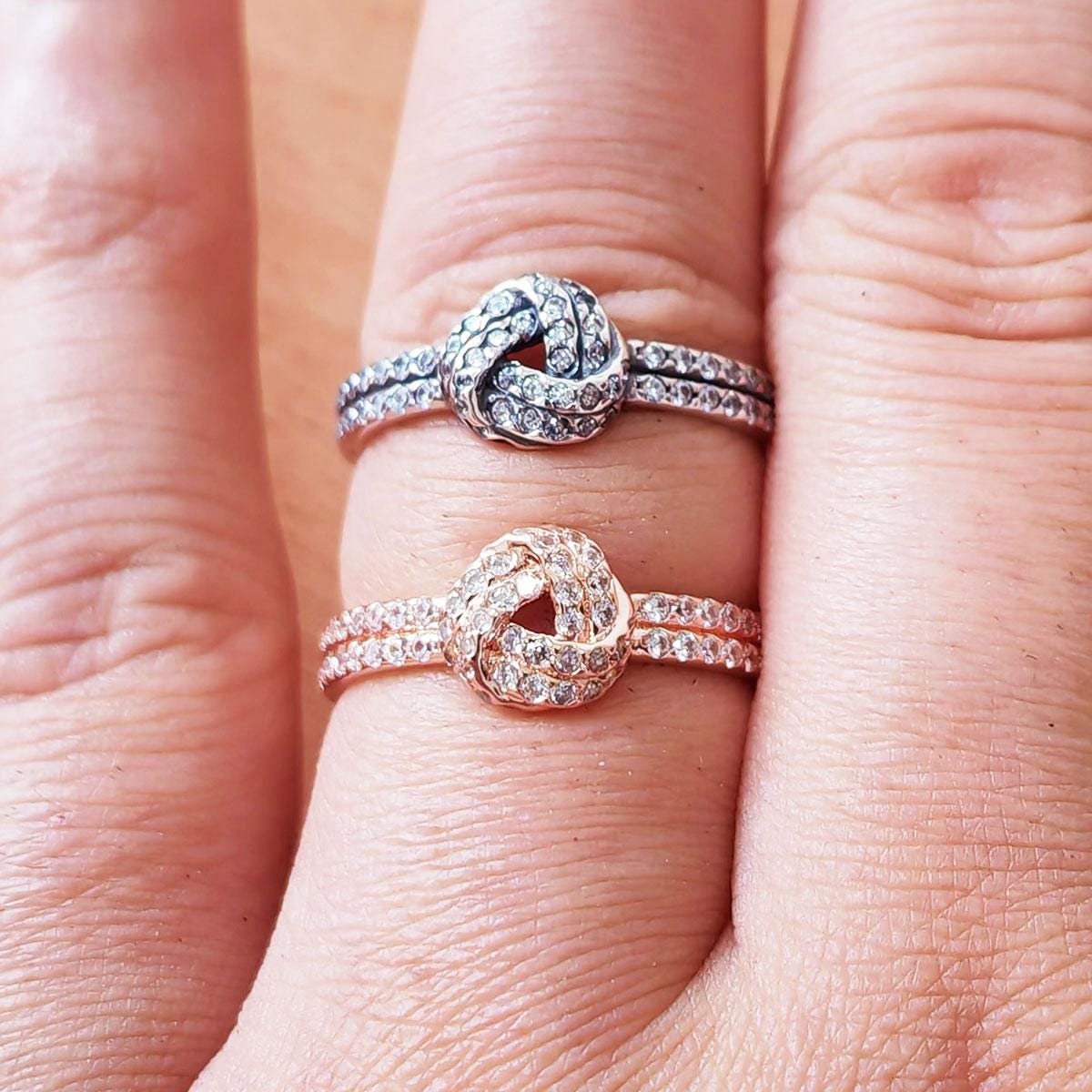 Pandora Love Knot Ring Etsy