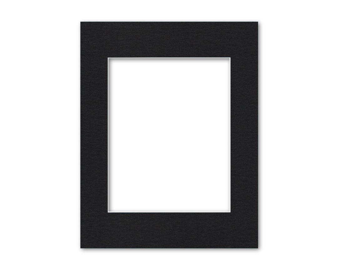 Black Premium Matboard | Choose You Size and Opening for Photo or ...