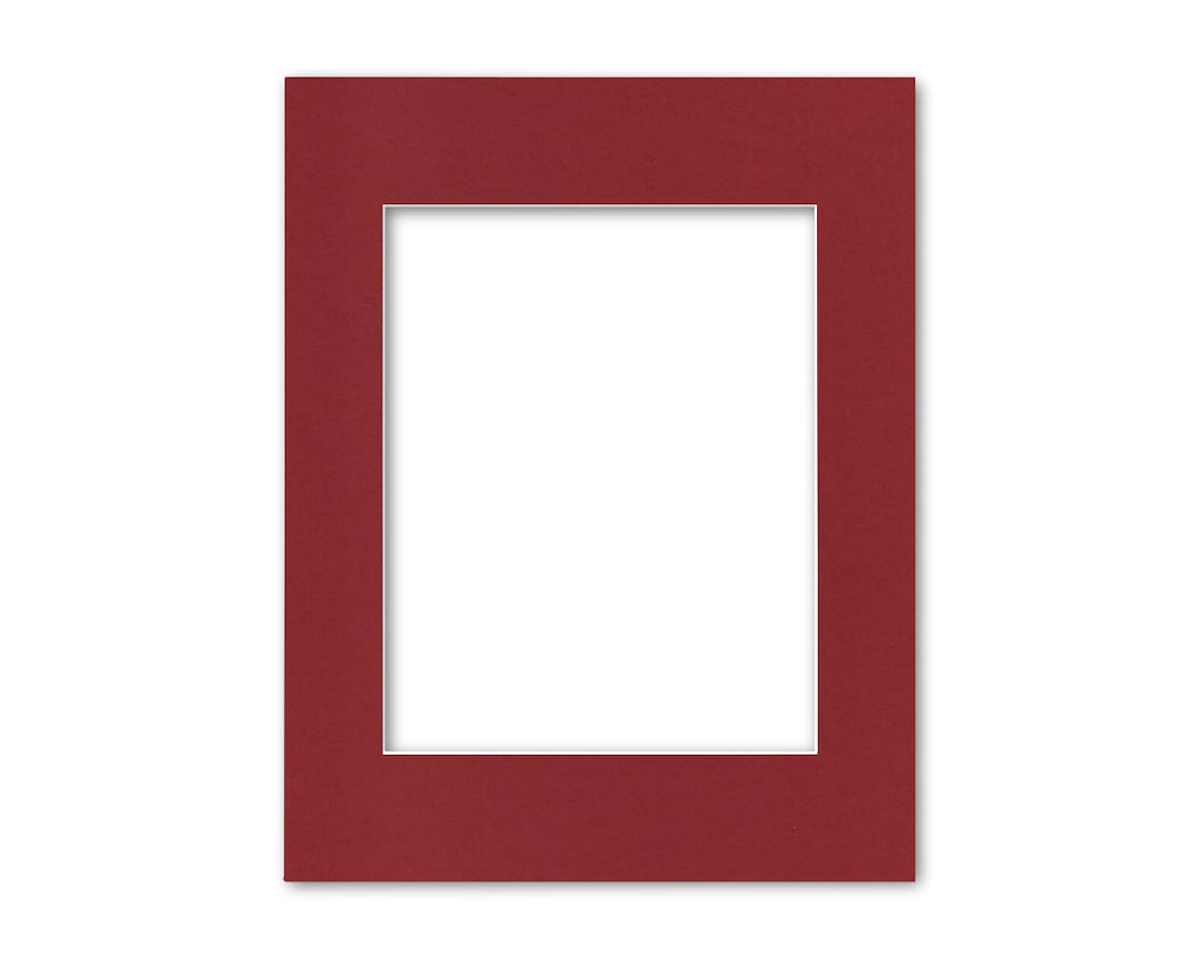 Red Premium Matboard | Choose You Size and Opening for Photo or Artwork ...